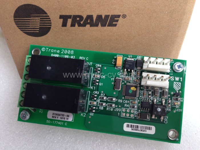 Trane BRD04878 BRD02944 Dual Relay Output Board for Refrigeration Spare ...
