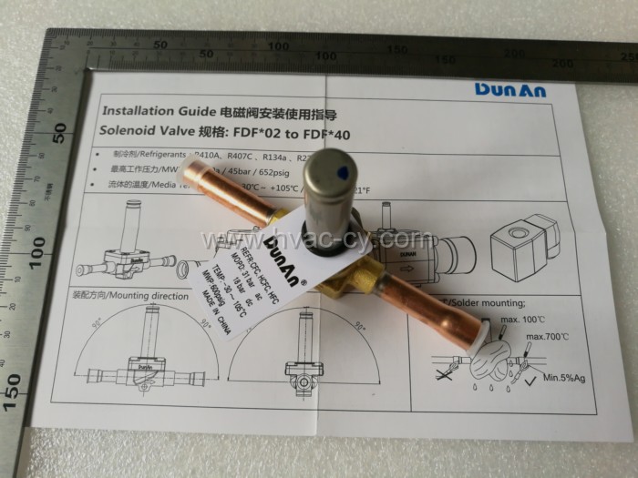 Trane Solenoid Valve VAL02395 For HVAC spare parts-xinxiang chuangyu ...