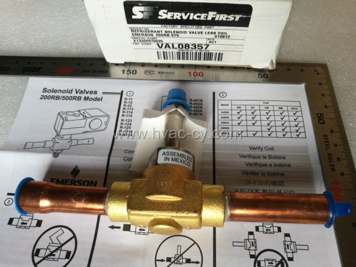 Trane Solenoid Valve VAL02395 For HVAC spare parts-xinxiang chuangyu ...